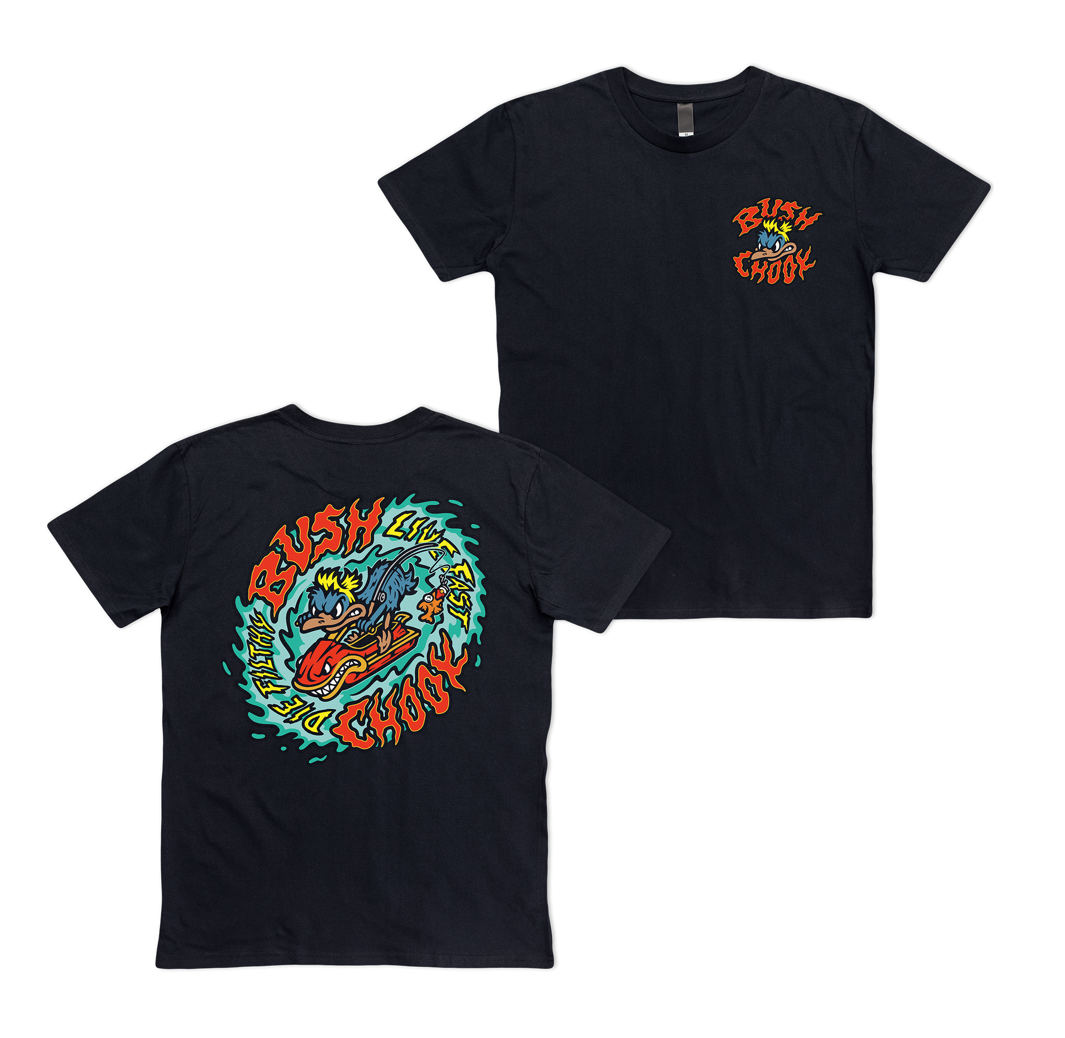 Fast & Filthy Tee Black – Bush Chook