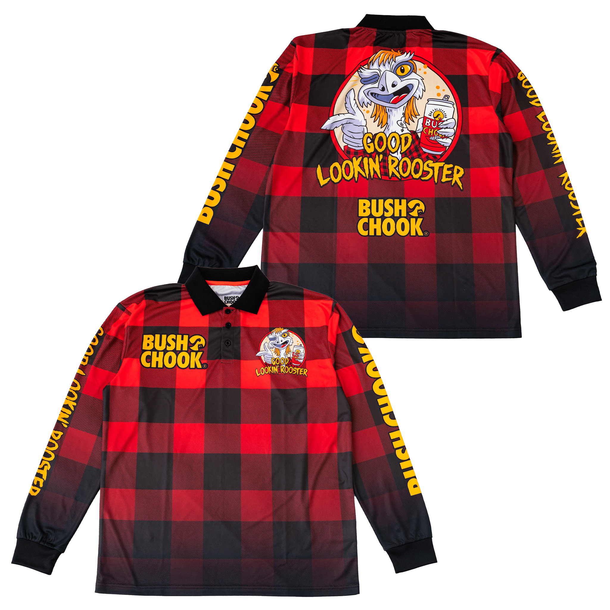 Good Lookin' Rooster Fishing Jersey – Bush Chook
